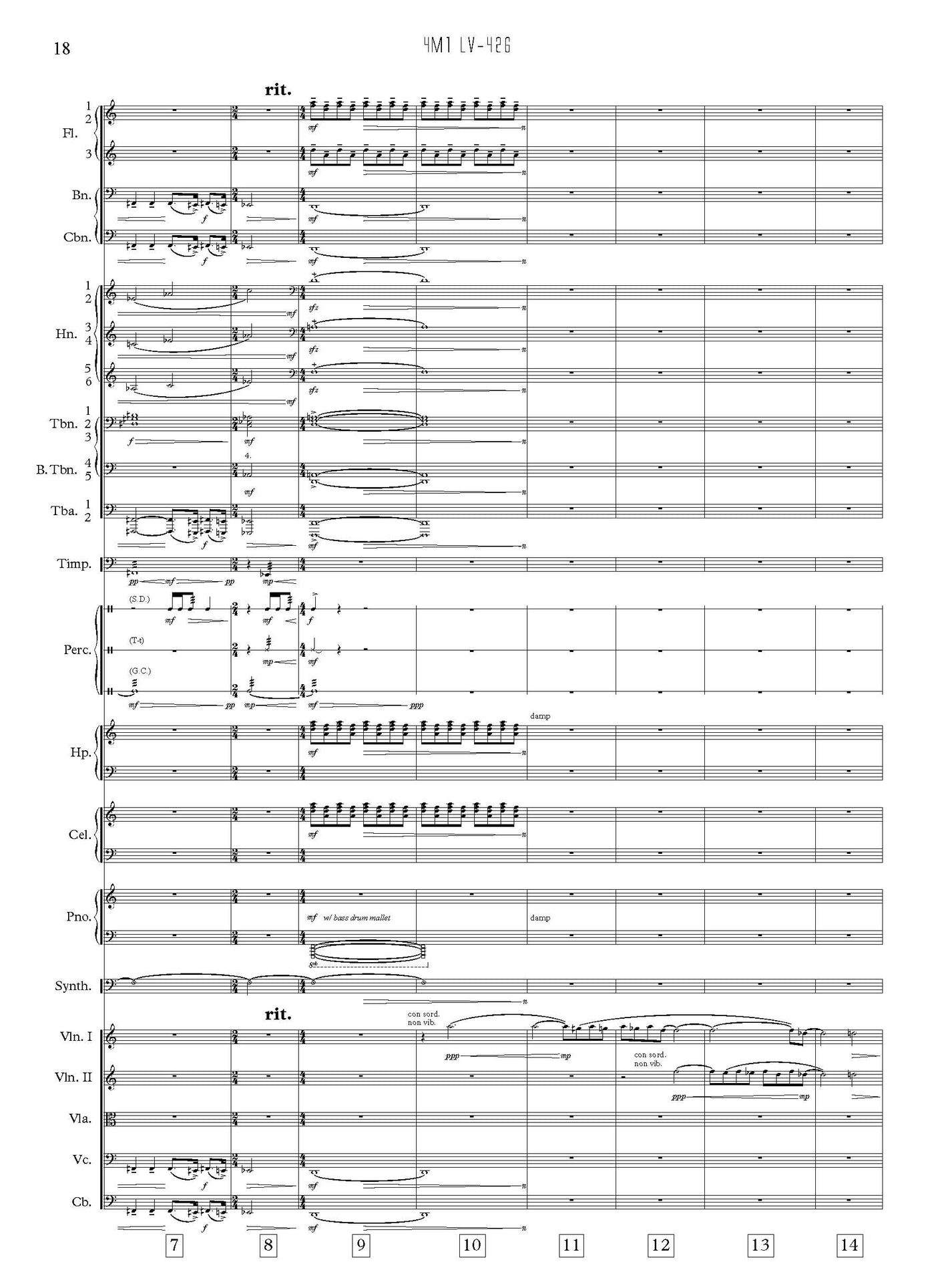 James Horner's "ALIENS" in Full Score – Chris Siddall Music Publishing