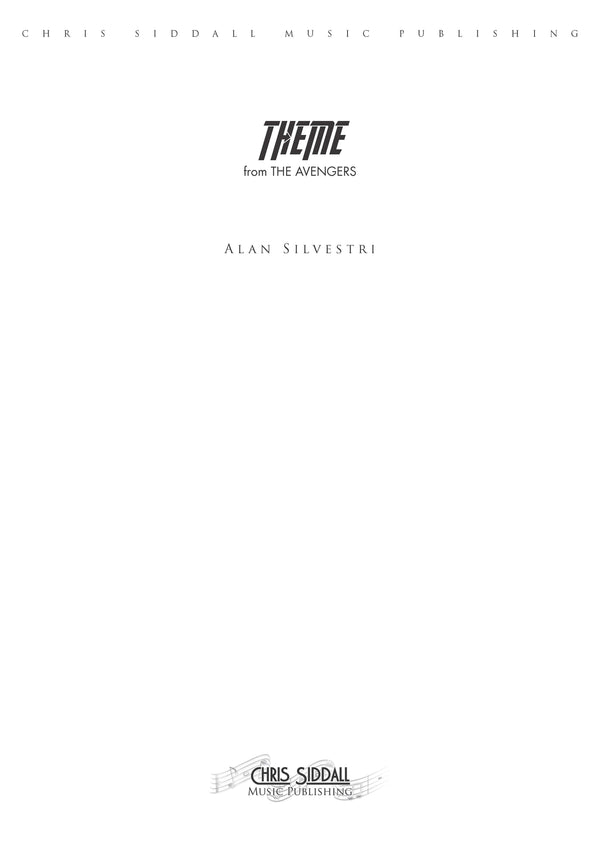 THEME from The Avengers - Alan Silvestri (Score & Parts) **DIGITAL DOW ...